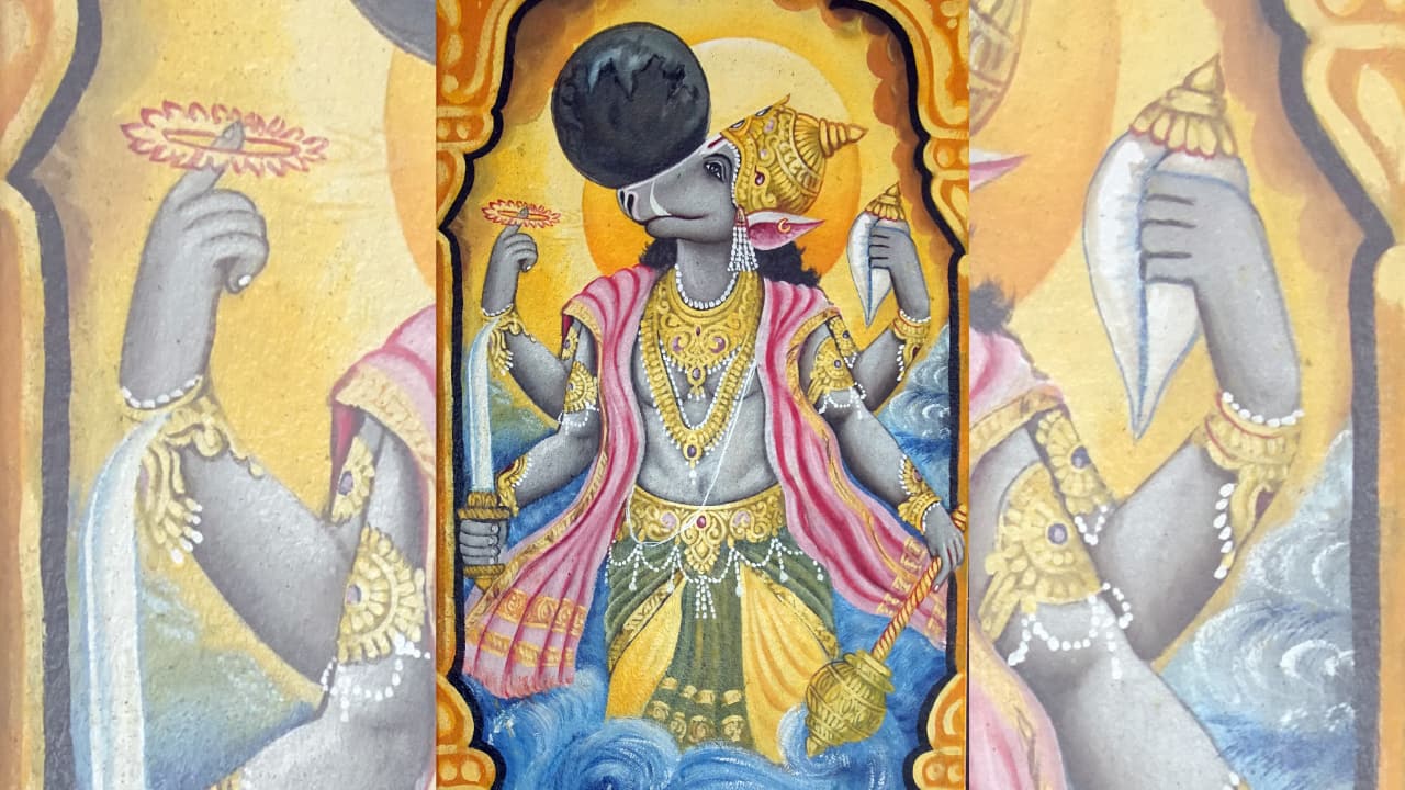 Varaha Avatar Of Vishnu Varaha In Varaha Temple As An Incarnation Of