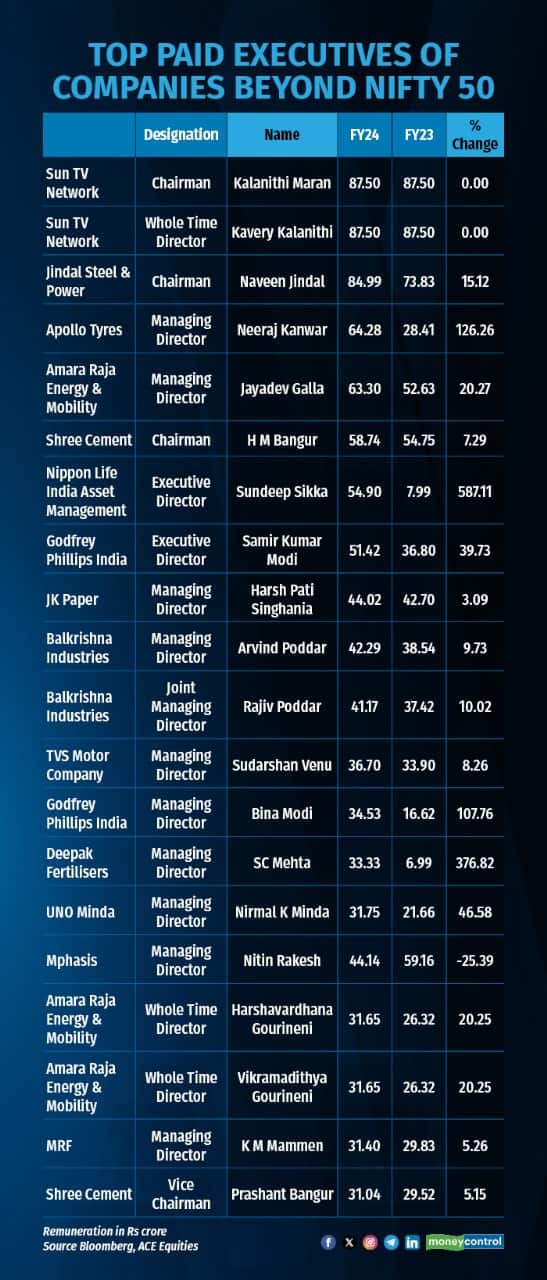 MC CEO Pay Report: How much were India Inc top bosses paid in FY24?