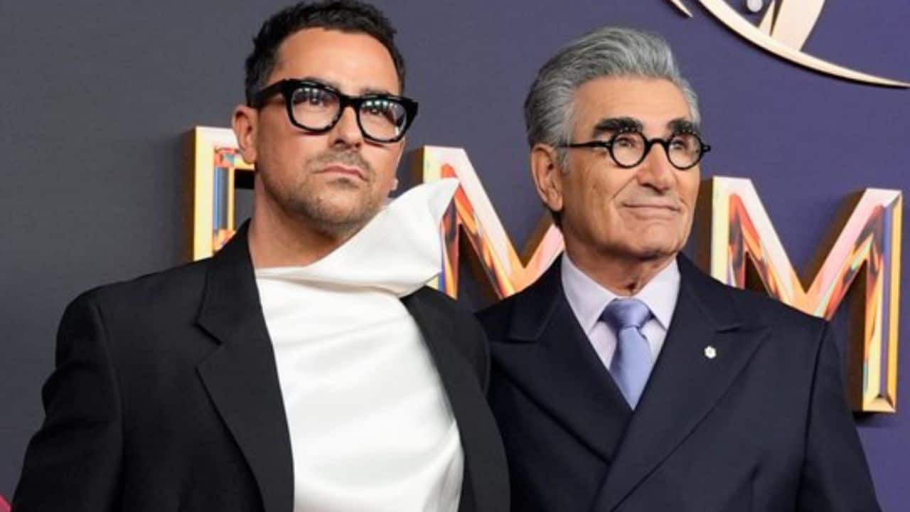 Emmy Awards honour the best of TV with father-son duo Eugene and Dan ...