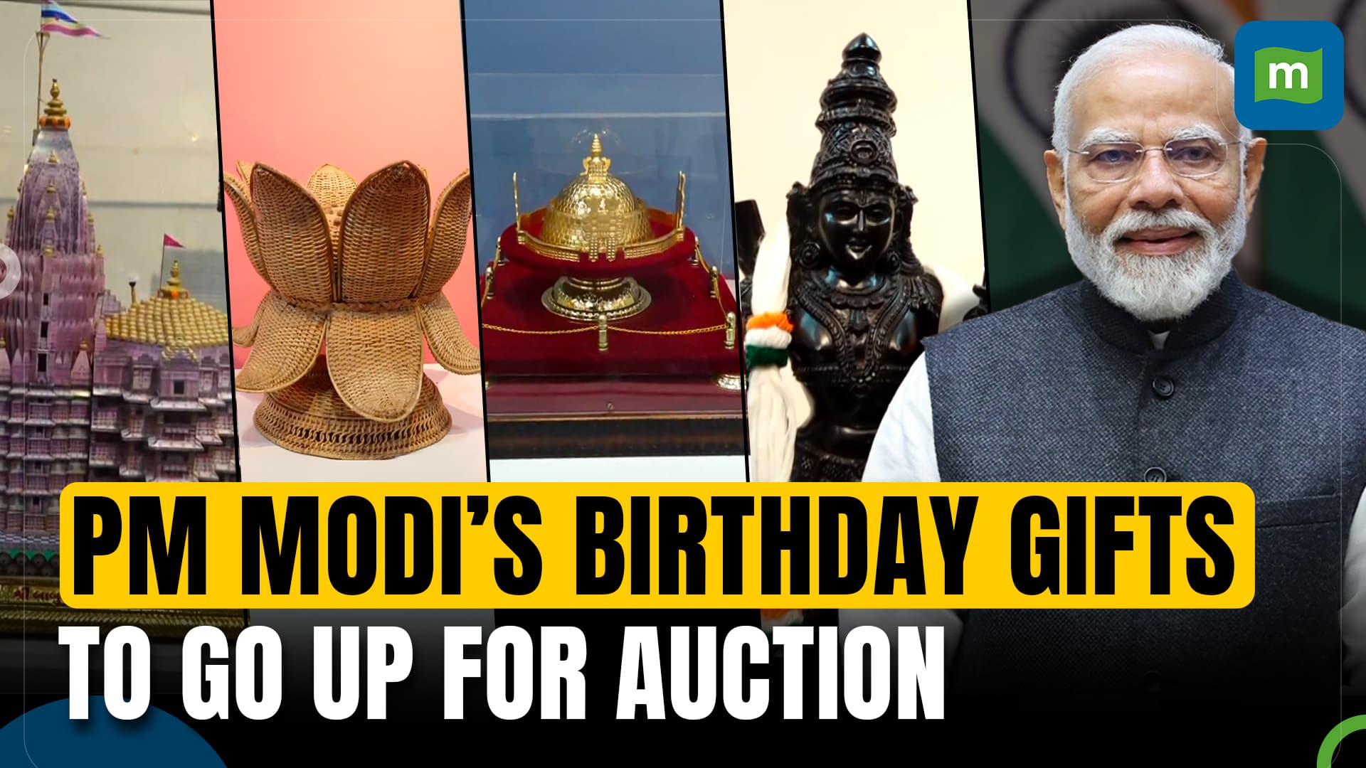 Over 600 gifts, mementos received by PM Modi to go up for auction from ...