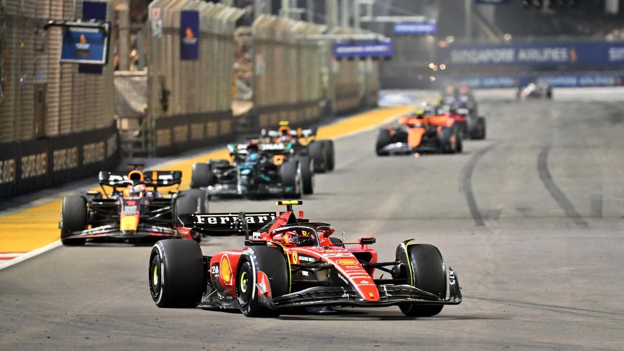 Lizard on track halts Formula 1 practice in Singapore