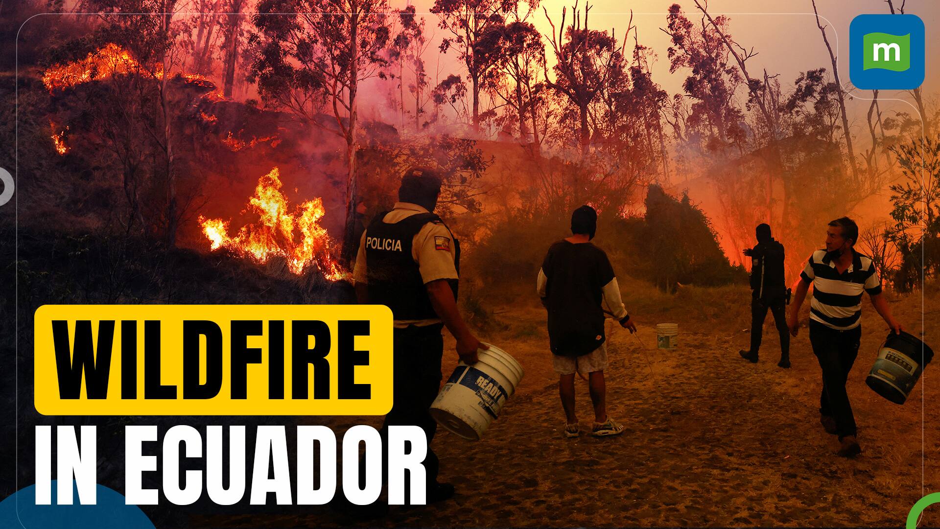 Smoke from wildfires threaten homes, cloak sky in Quito