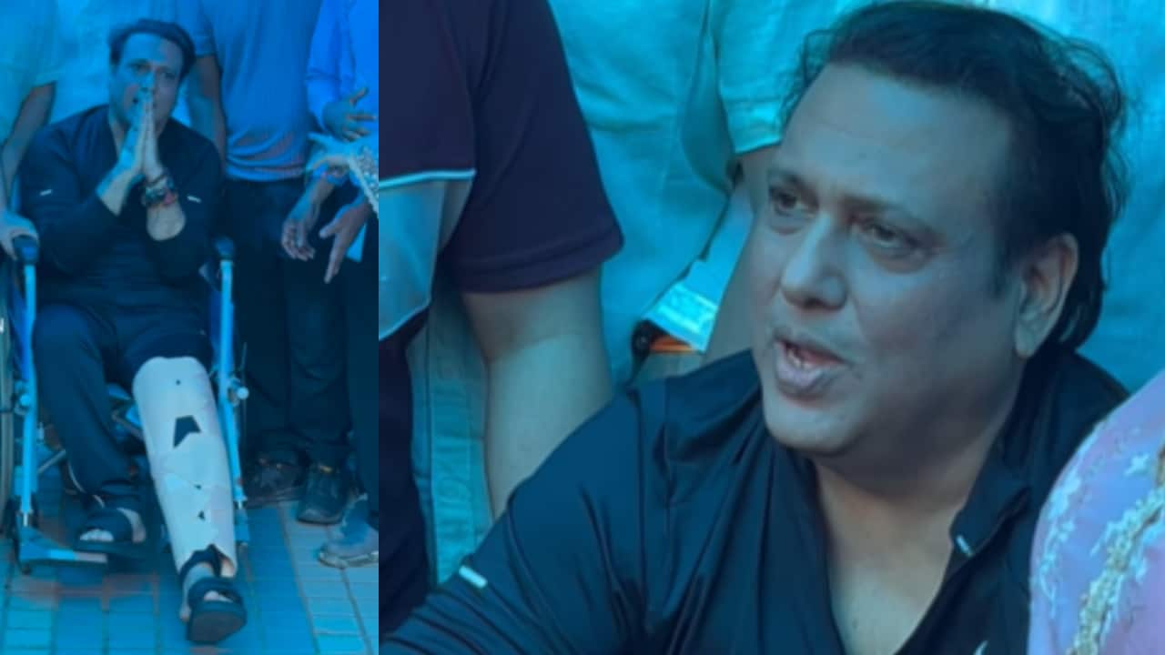 Govinda gets discharged from hospital after revolver misfire accident ...