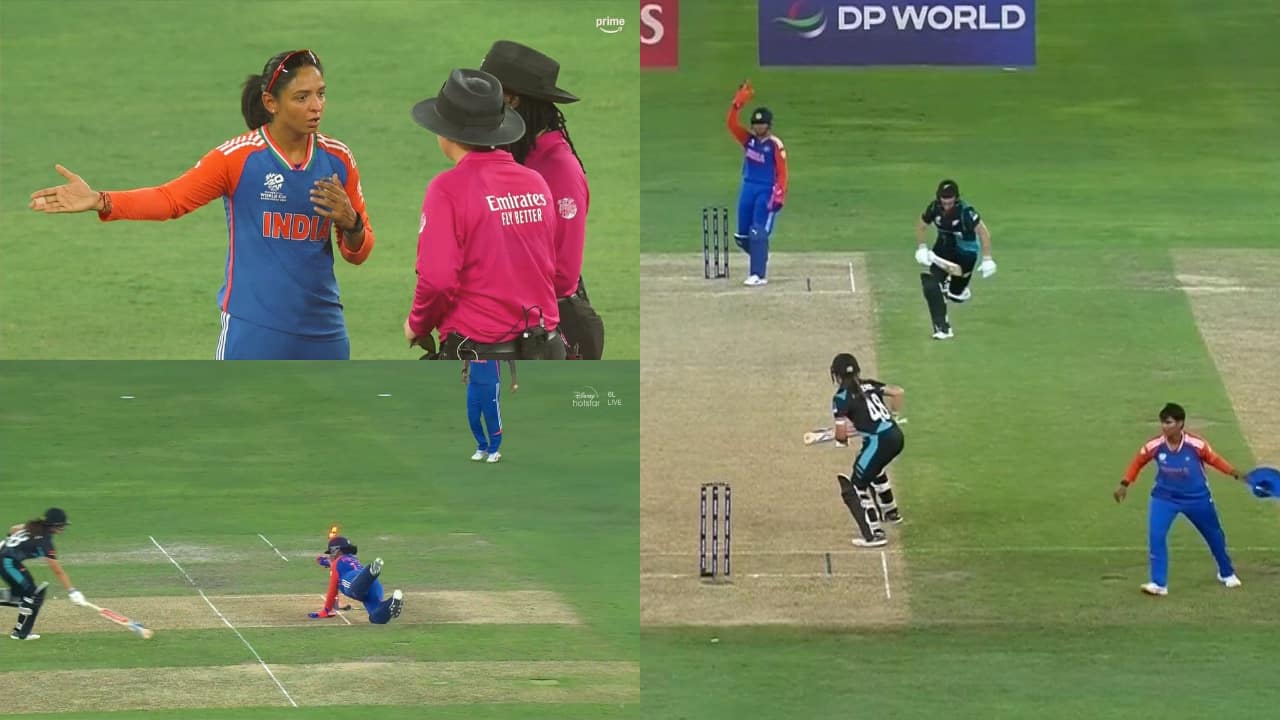 Harmanpreet Kaur unhappy after controversial dead ball call, Ashwin ...
