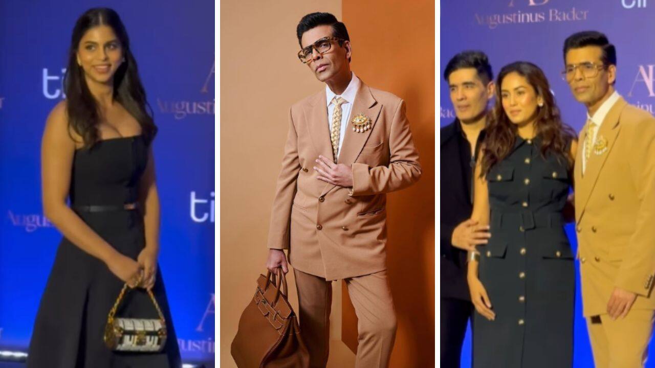 Suhana Khan, Karan Johar, Mira Rajput step out in style for Augustinus ...