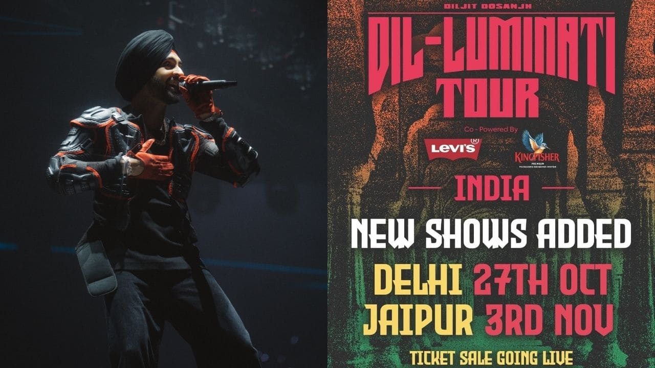 Diljit Dosanjh’s additional Delhi and Jaipur show tickets live today at ...