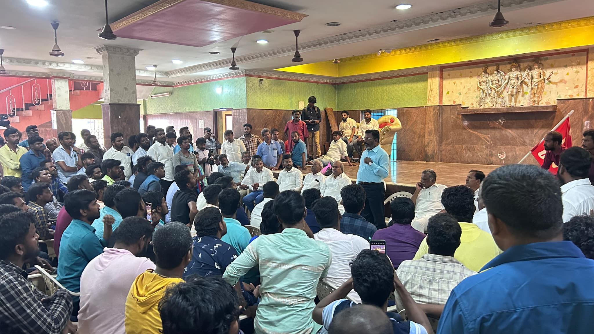 Samsung Workers' protest continues, pressure mounts on MK Stalin