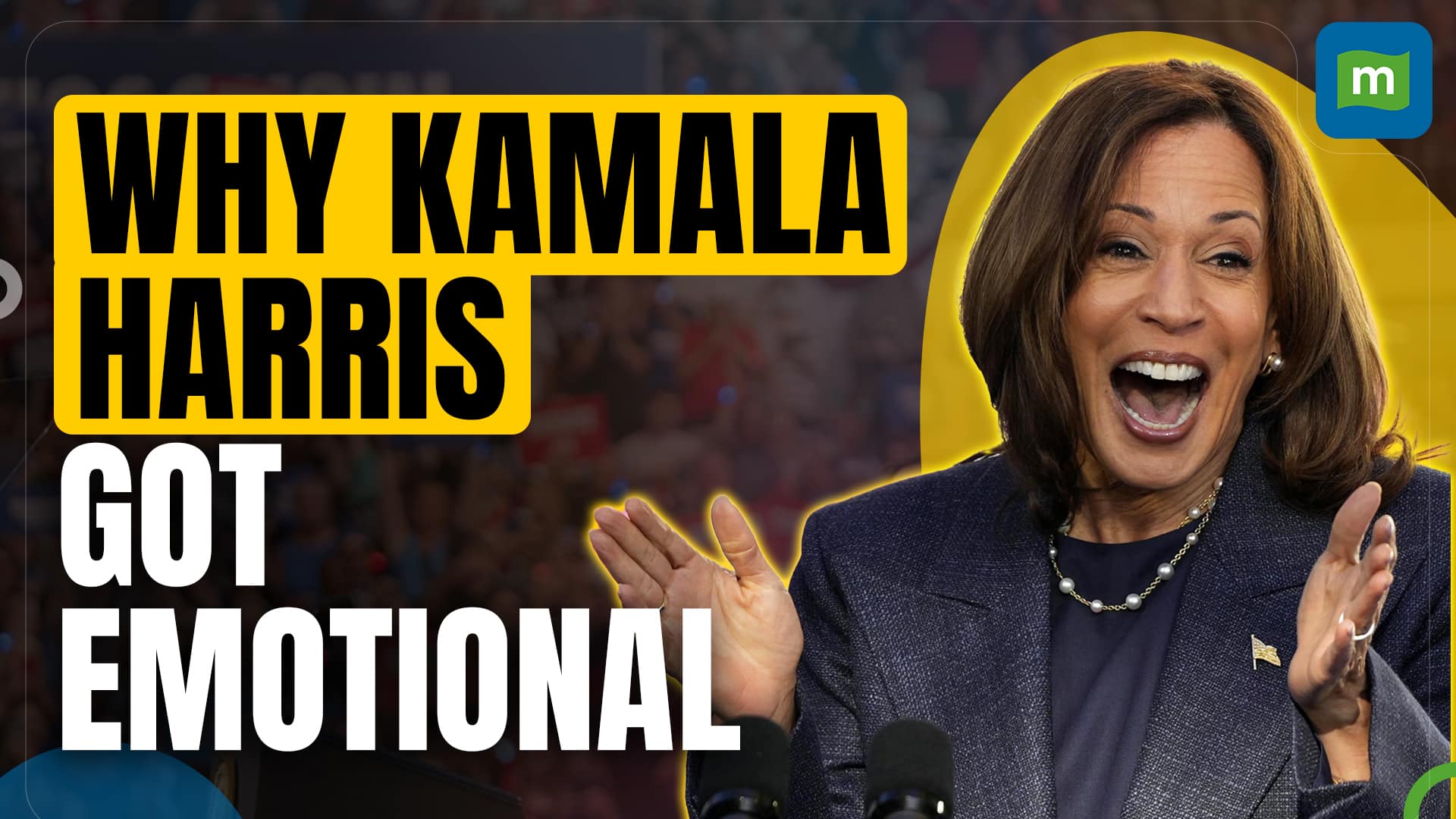 Kamala Harris moved by birthday serenade at Michigan rally