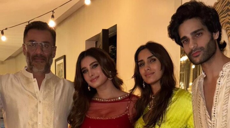 Aaman Devgn, Rasha Thadani shine at Abhishek Kapoor's Diwali bash ahead ...