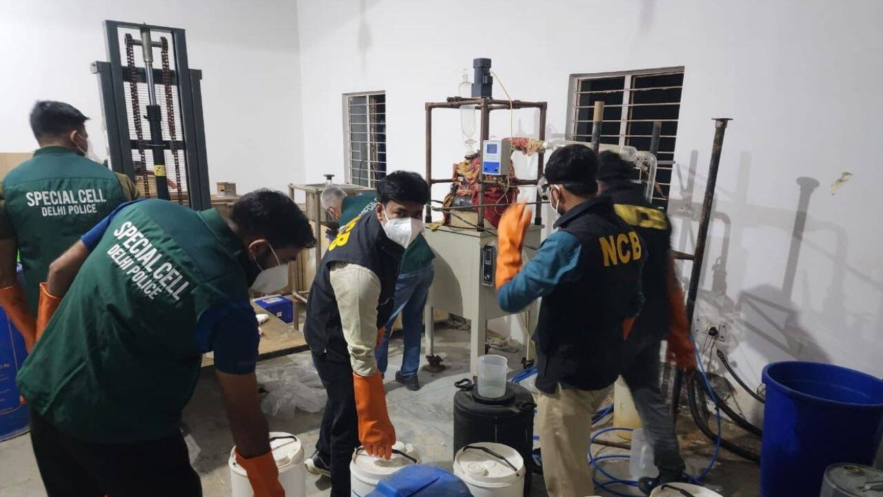 Noida drug bust news: NCB busts secret meth lab run by Tihar jail ...