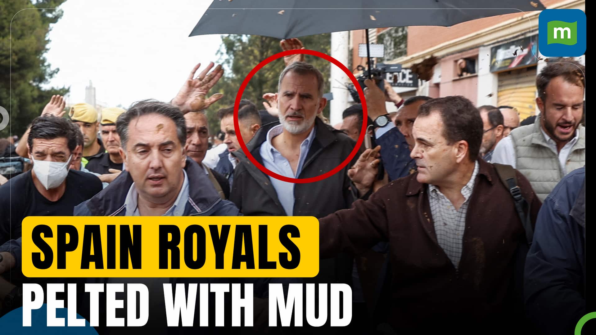 Mud hurled at Spain royals, angry crowds raise slogans as they visit ...