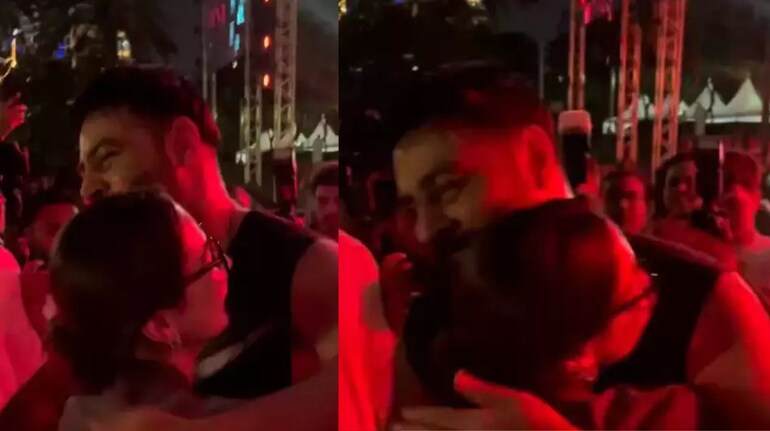 Hania Aamir and Badshah share a hug during his concert in Dubai, watch ...