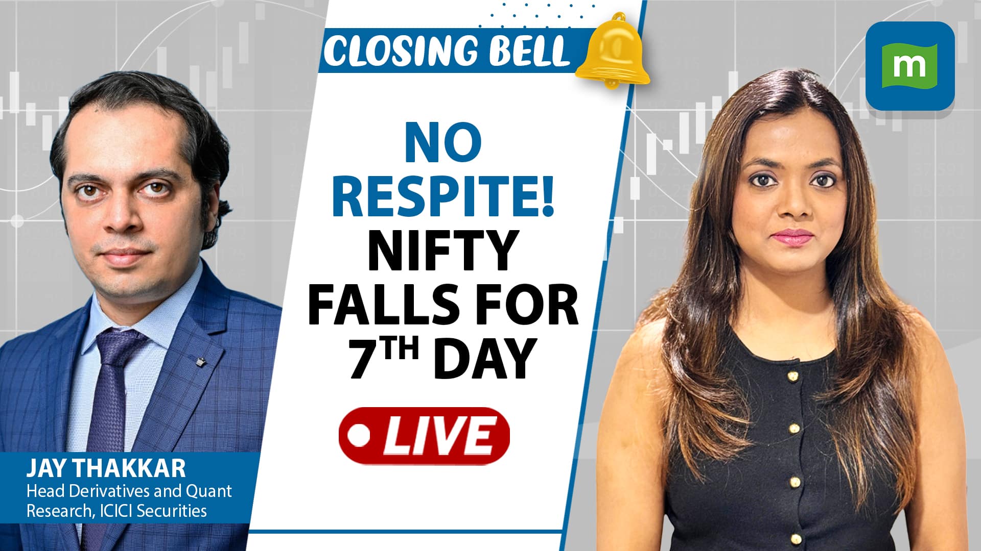 Live: Nifty slips for 7th day, down nearly 11% from record highs ...