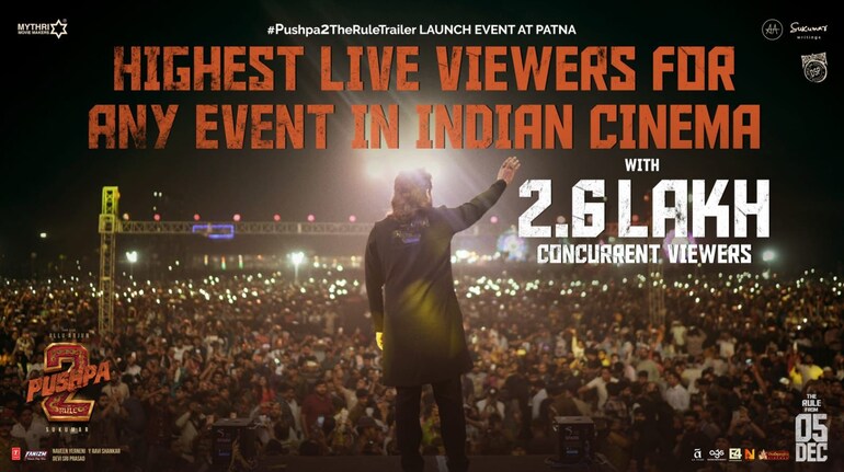 Pushpa 2: The Rule trailer sets record for most live viewers in Indian ...
