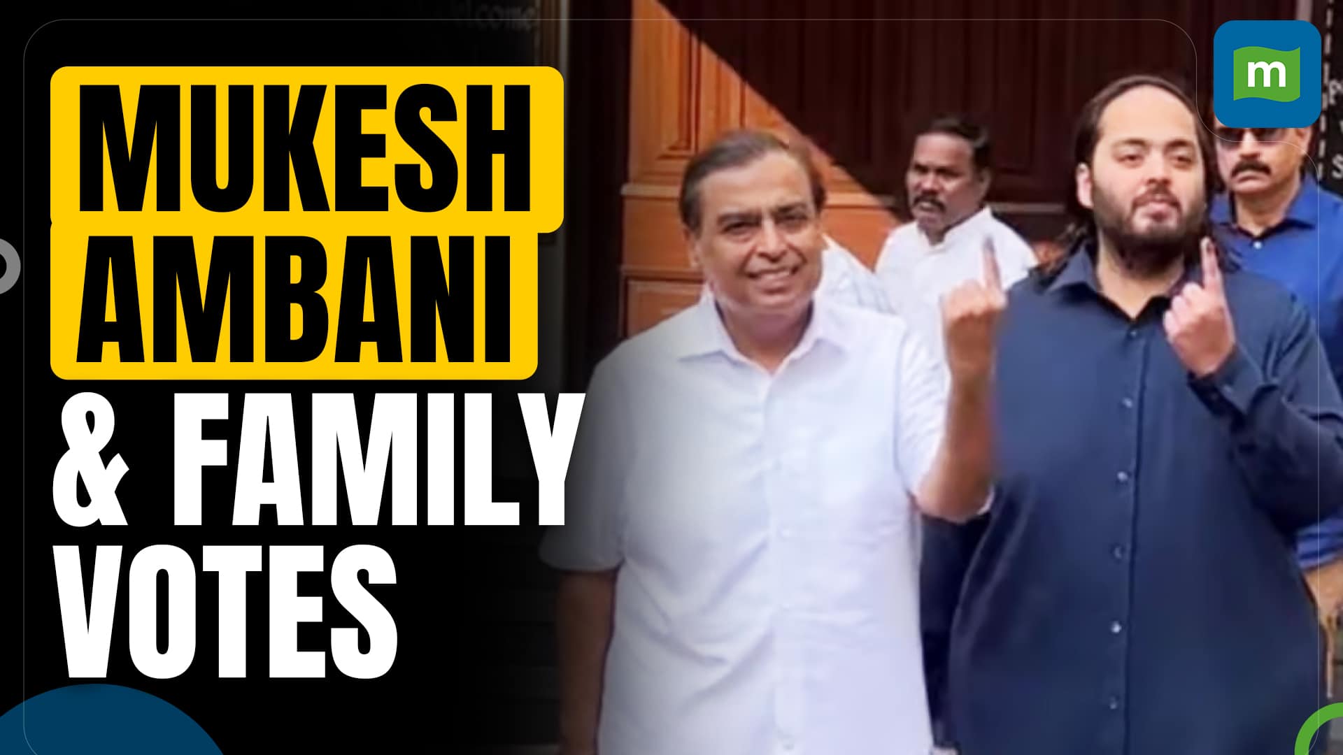 Mukesh Ambani And Family Cast Their Vote In Maharashtra Assembly ...