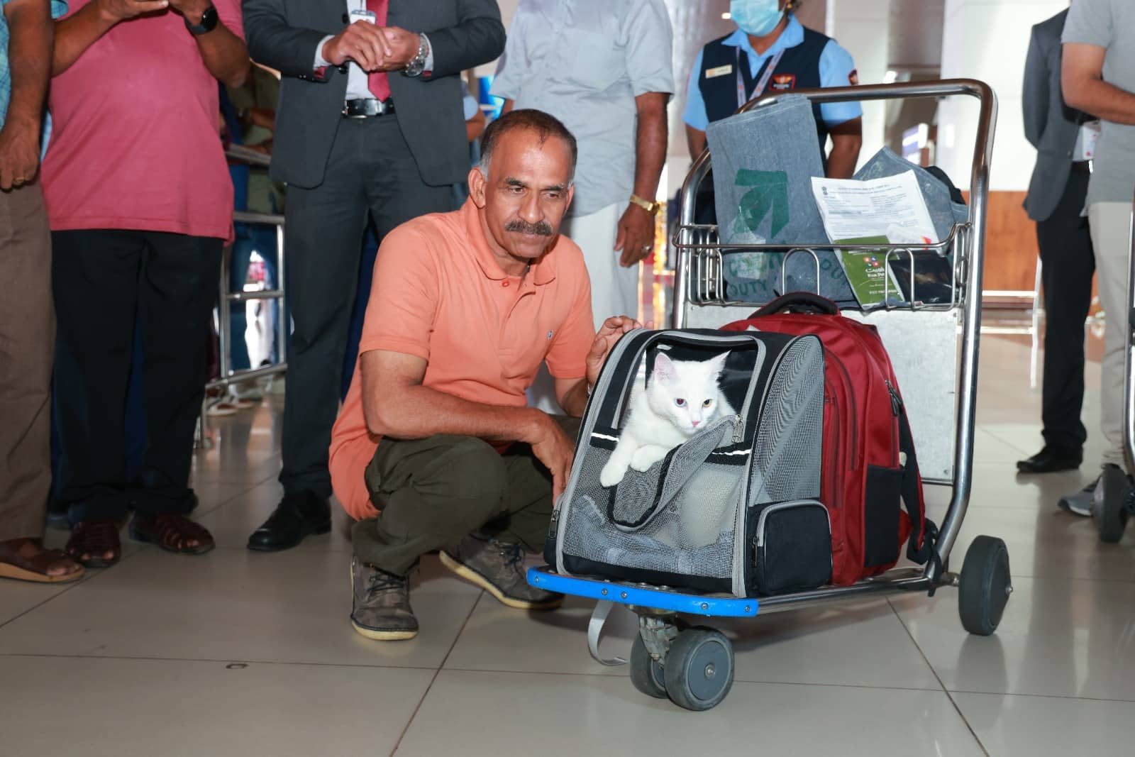 Eva becomes first pet to land at Kochi Airport after its AQCS Certification