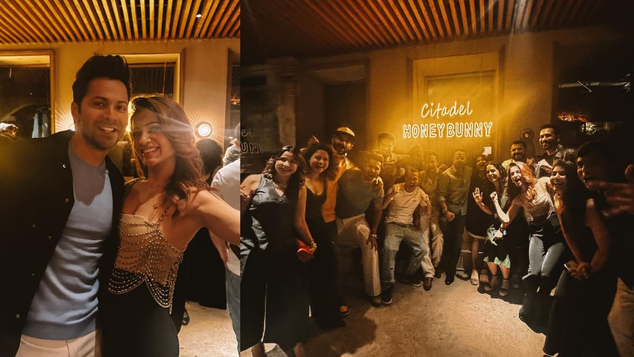 Samantha Ruth Prabhu shares pics from Citadel: Honey Bunny success party, calls team 'loveliest ...