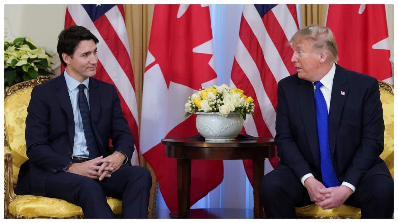 'Governor Justin Trudeau': Trump takes a dig at Canadian PM amid tariff ...