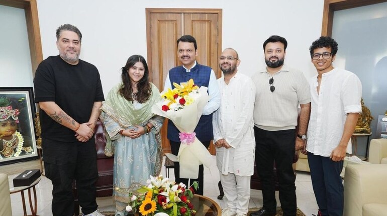 The Sabarmati Report team meets Devendra Fadnavis to celebrate success ...