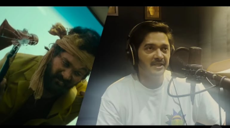 Shreyas Talpade shares his Pushpa 2 dubbing glimpses with fans, says ... Shreyas Talpade shares his Pushpa 2 dubbing glimpses with fans, says ...