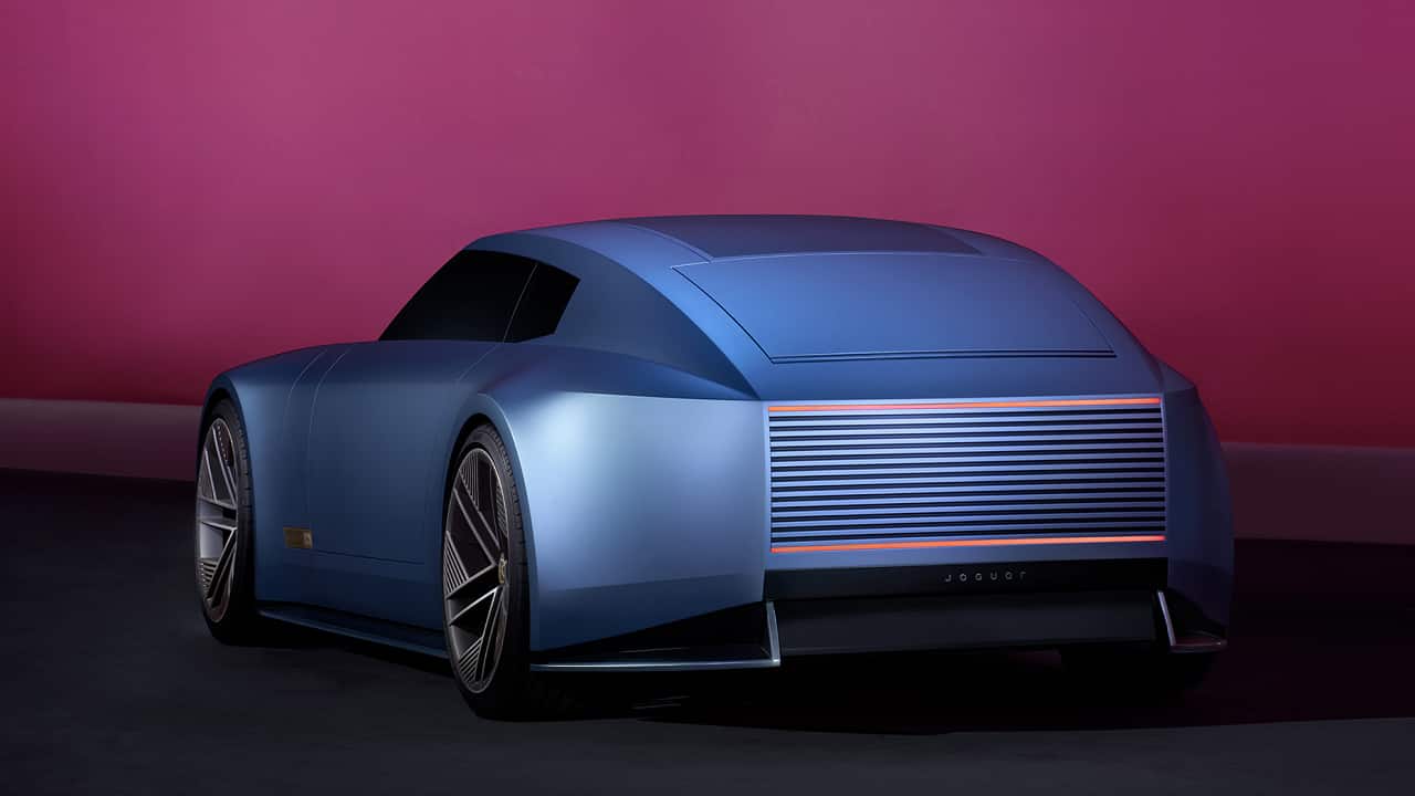 Jaguar reveals ‘Type 00’ EV concept in Miami Pink and London Blue ...