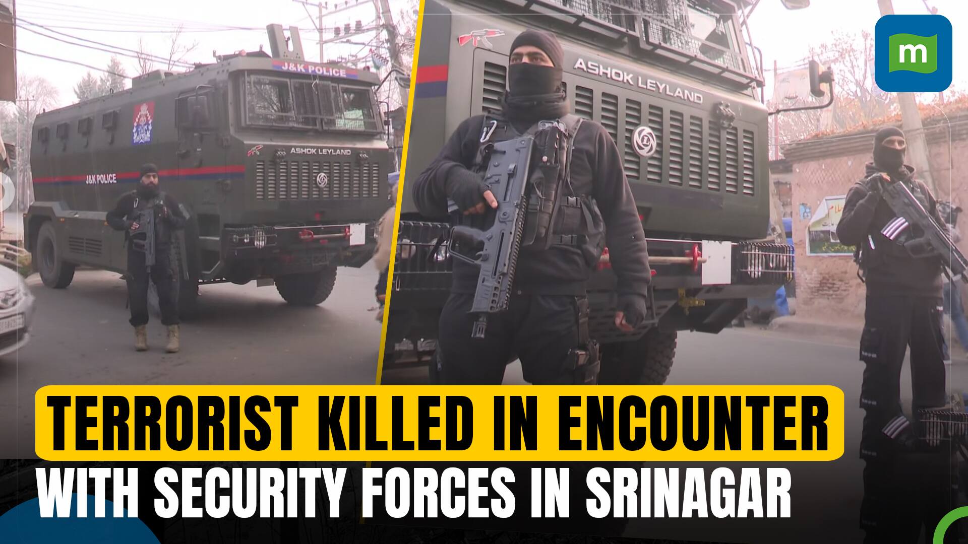 J&K encounter: Terrorist killed in encounter with security forces in ...