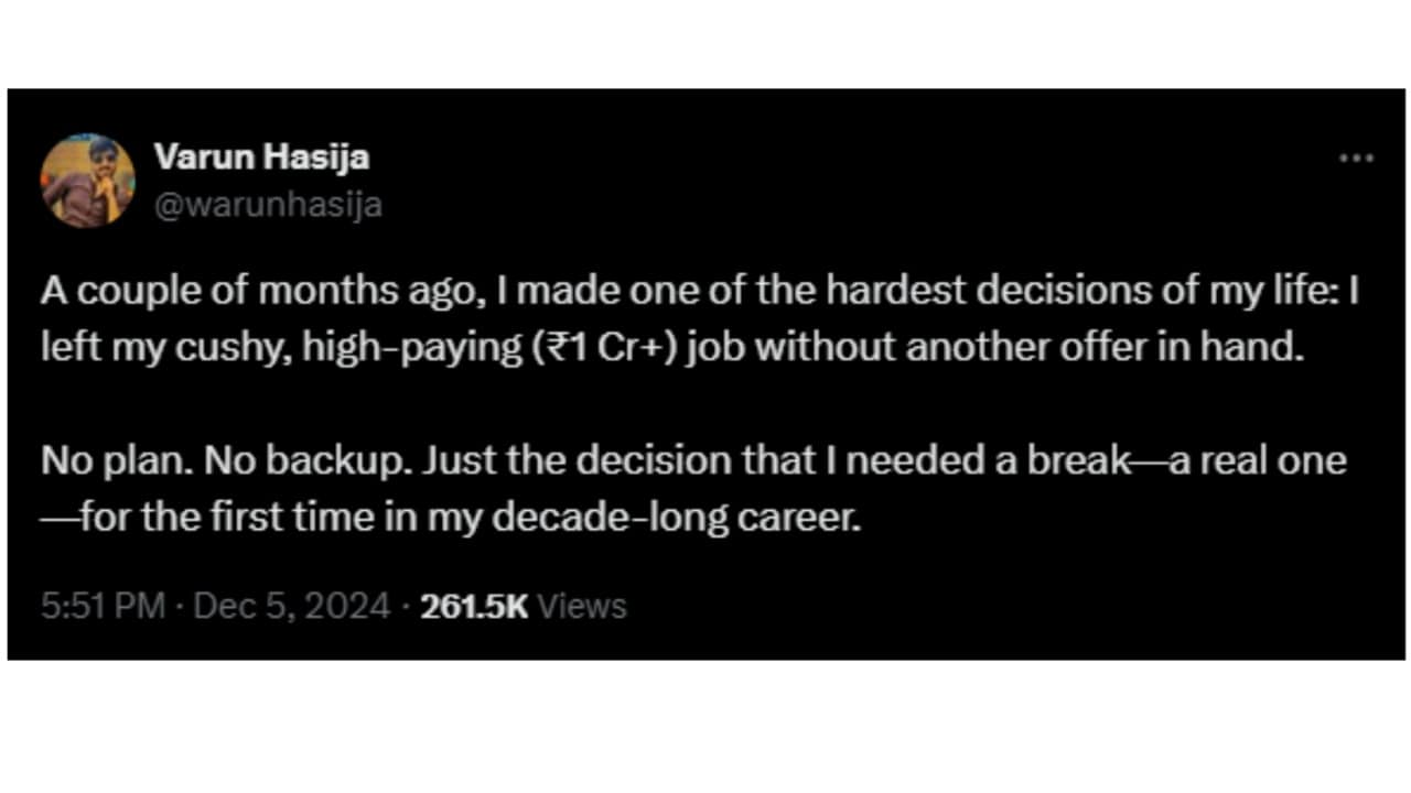 Why this Bengaluru edtech executive quit his Rs 1 crore+ job without a ...
