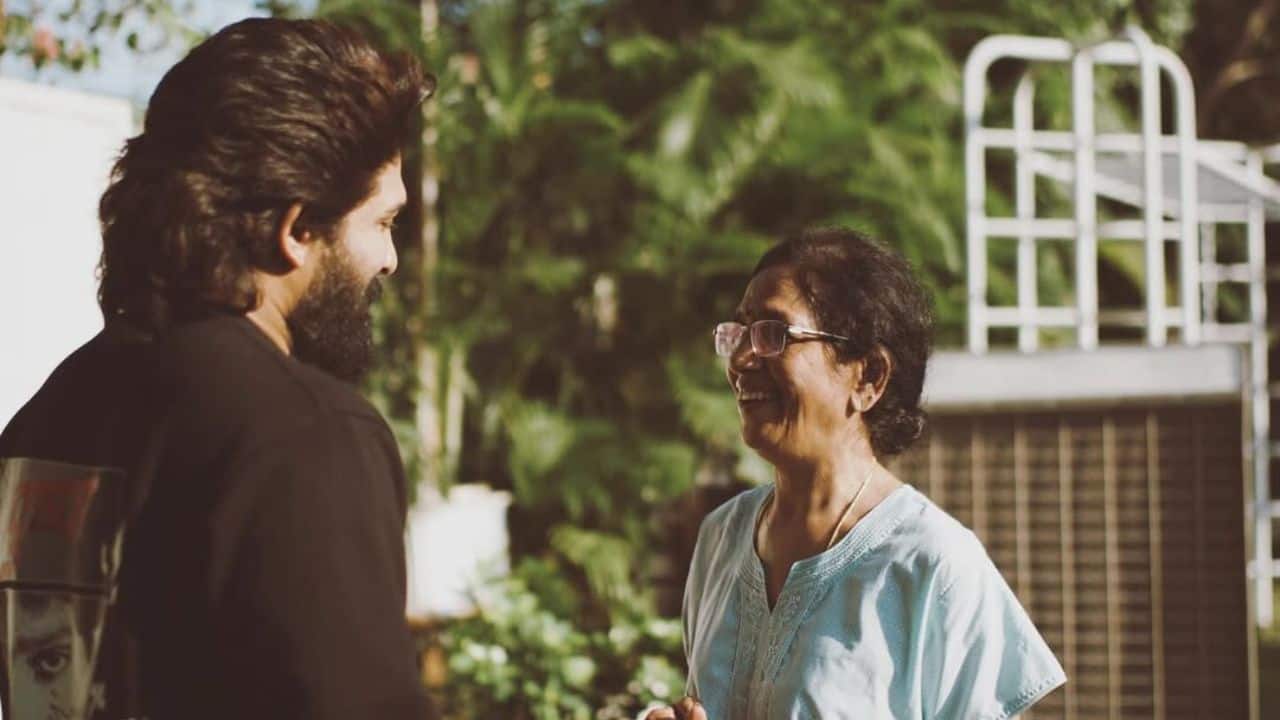 Allu Arjun shares heartfelt pic with mother Nirmala Allu ahead of ...