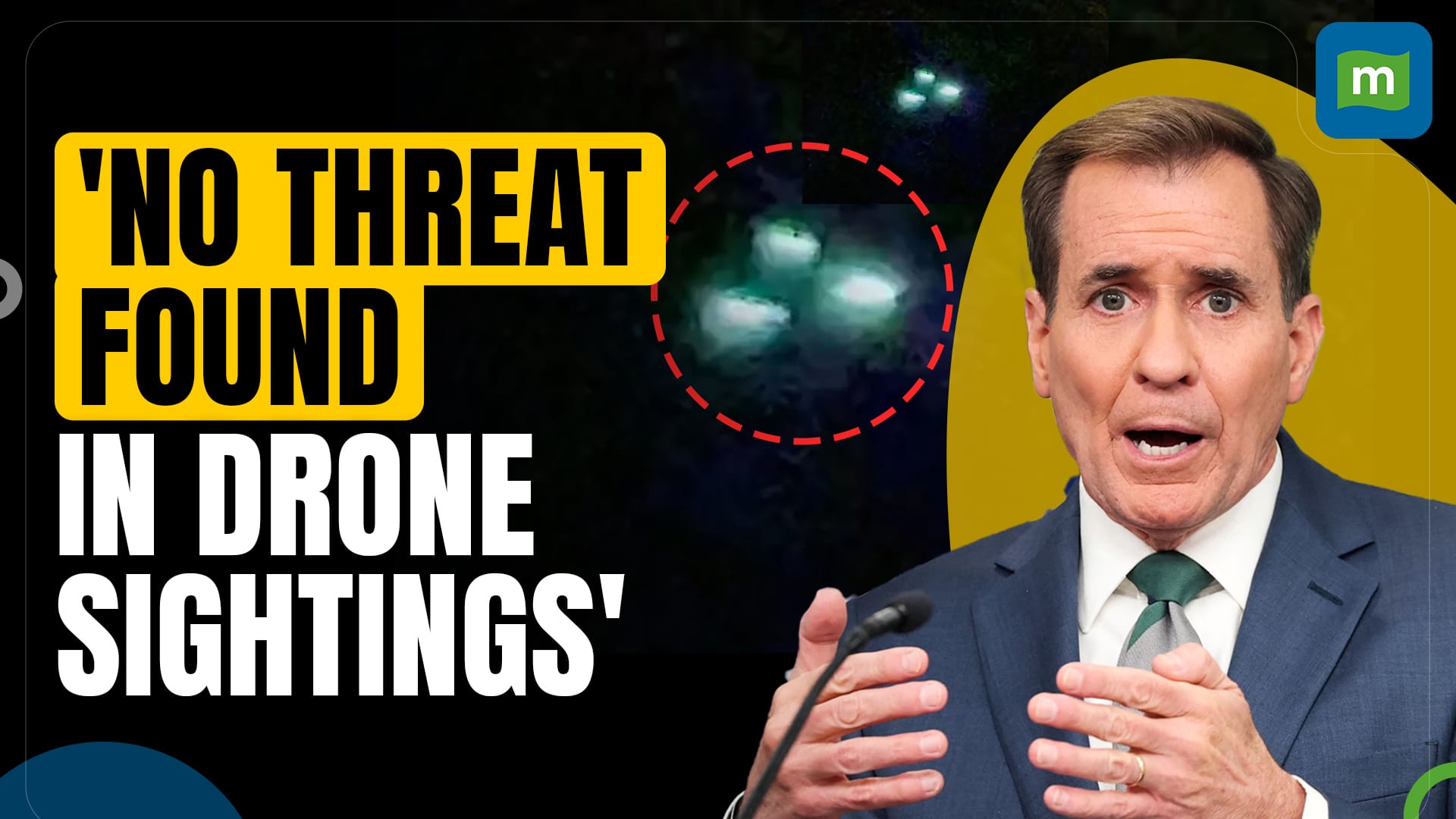 No evidence drone sightings pose national security or public safety ...