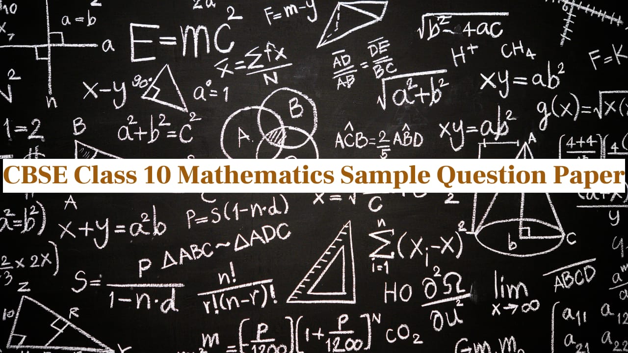CBSE Class 10 Mathematics Sample Question Paper 2025: Download PDF here