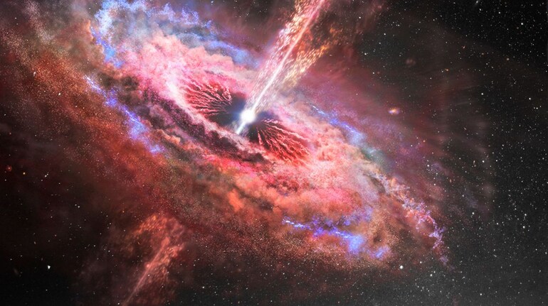 Astronomers capture intense gamma-ray burst from supermassive monster ...