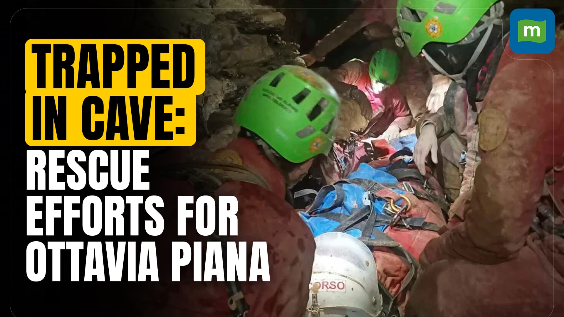 Rescue Operation in Bergamo Cave to Free Trapped Speleologist Ottavia Piana