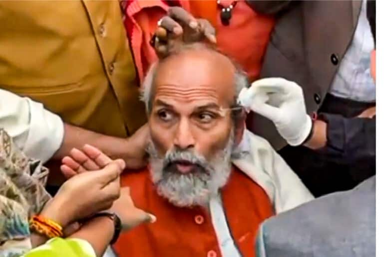Rahul Gandhi behaved like bouncer, not LoP, claims BJP MP Pratap Chandra Sarangi injured in ...