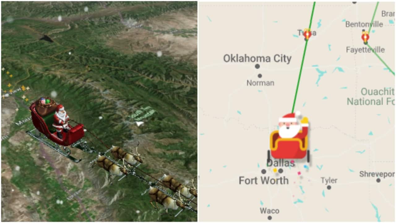 Find Santa Tracker