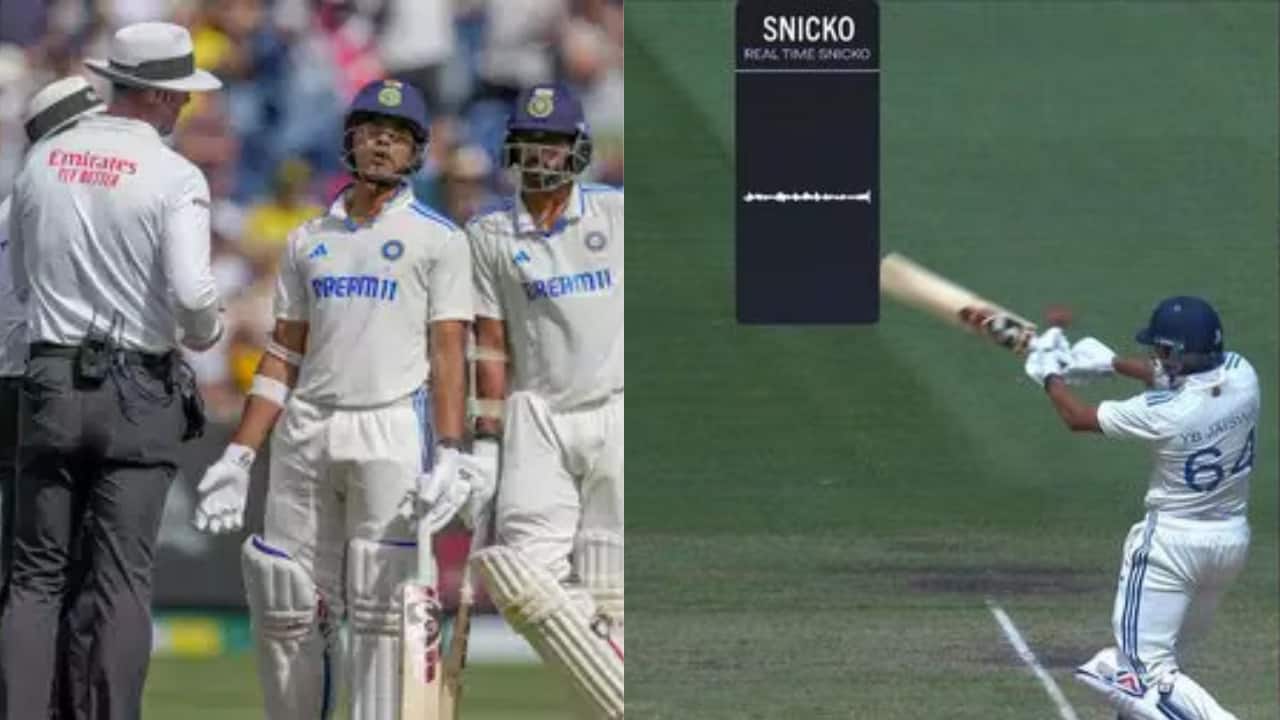 Did DRS rob Yashasvi Jaiswal? Batter ruled out despite no deflection in ...