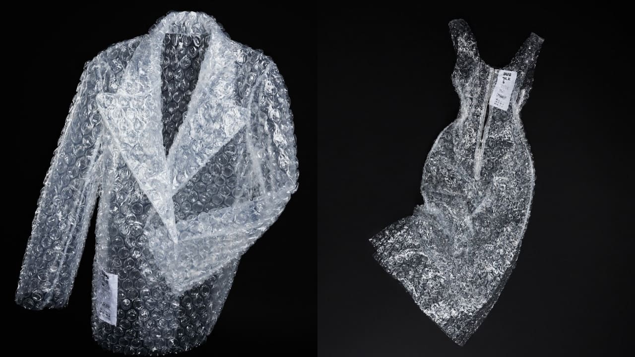 This bubble wrap dress by ‘Balenciaga of Belarus’ is internet’s latest ...