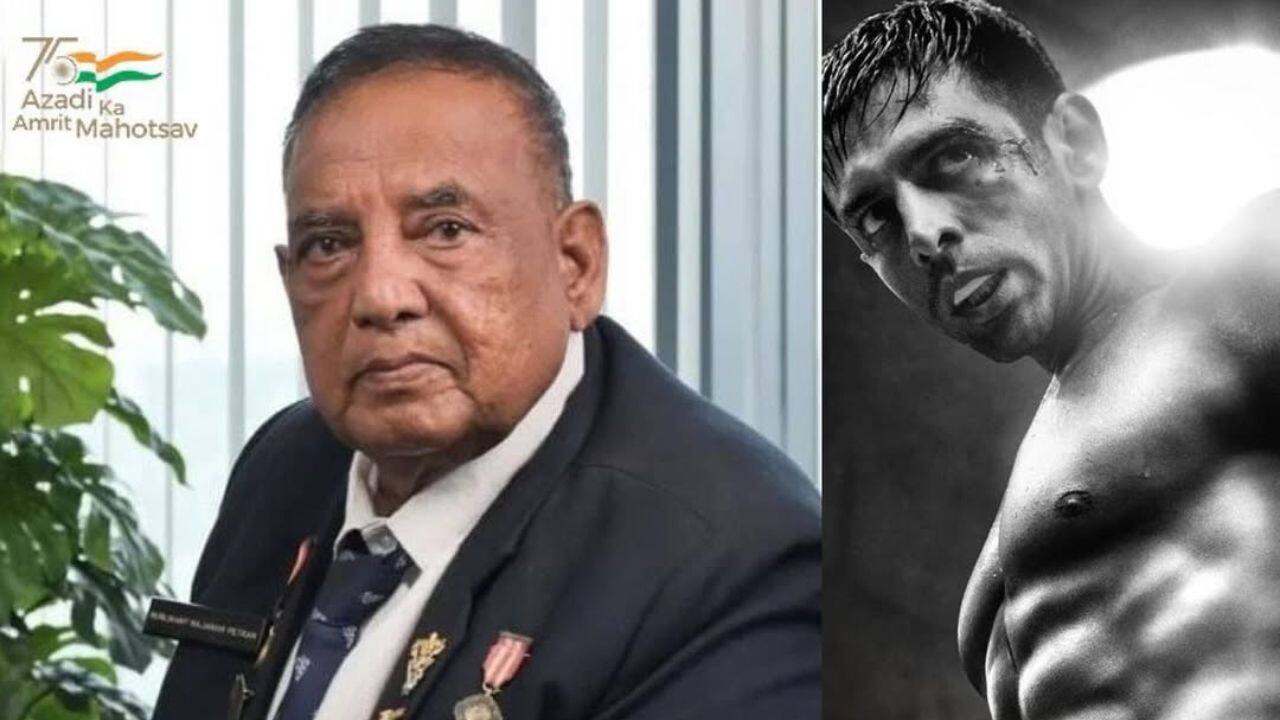 Kartik Aaryan and Kabir Khan celebrate Murlikant Petkar's Arjuna Award ...