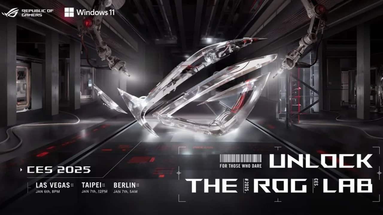 Asus ROG announces virtual launch event for CES 2025 featuring next-gen ...