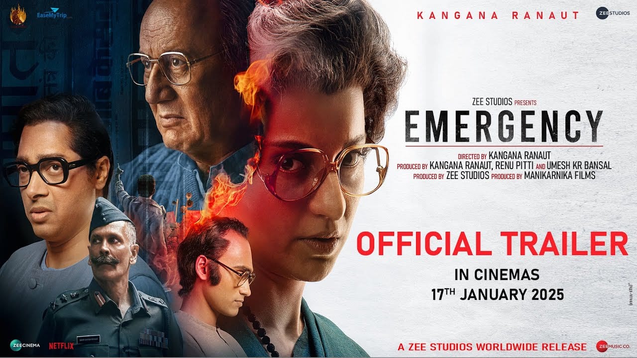 Emergency trailer out: Kangana Ranaut brings Indira Gandhi to life in ...