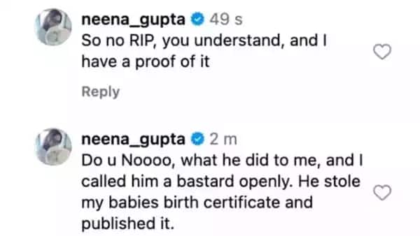 Neena Gupta leaves a controversial comment on Anupam Kher's tribute to ...