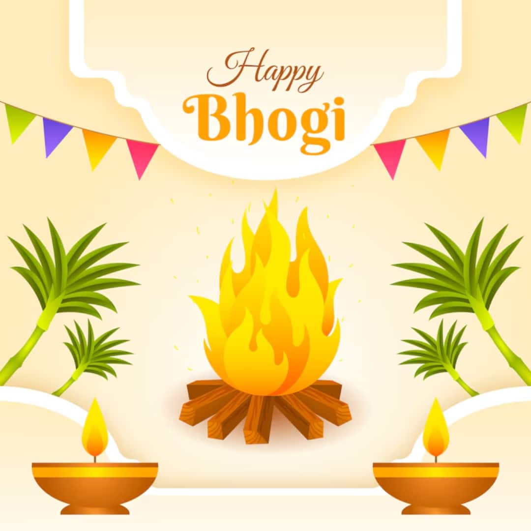 Happy Bhogi 2025: 40+ Images, Quotes, and Greetings to Celebrate the ...