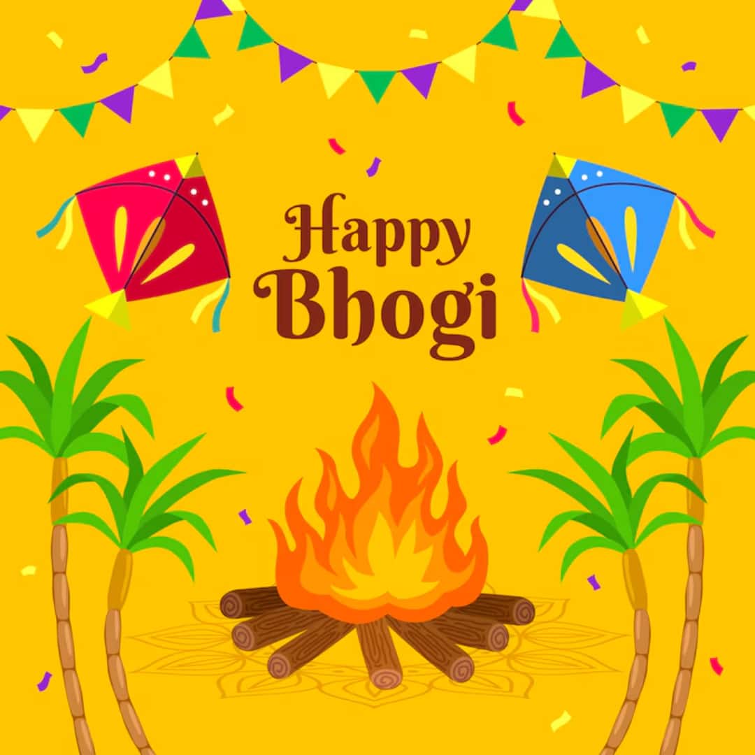 Happy Bhogi 2025: 40+ Images, Quotes, and Greetings to Celebrate the ...