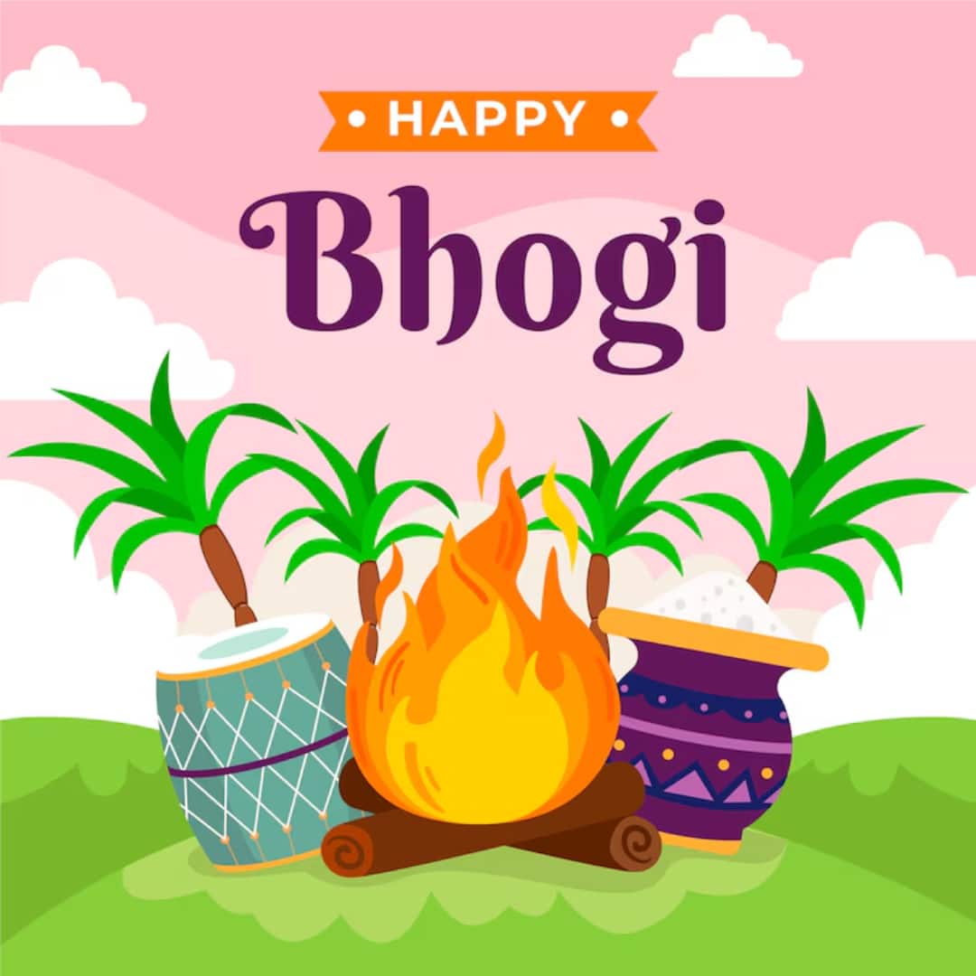Happy Bhogi 2025: 40+ Images, Quotes, and Greetings to Celebrate the ...