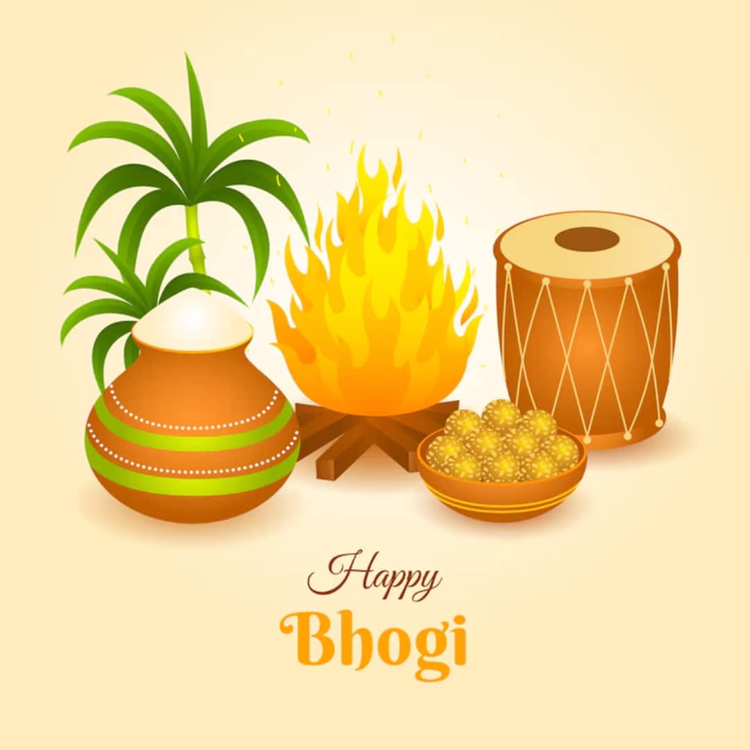 Happy Bhogi 2025: 40+ Images, Quotes, and Greetings to Celebrate the ...