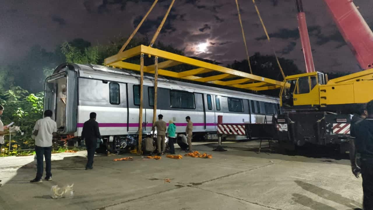 CRRC’s Metro train prototype from China arrives for Bengaluru's Purple Line