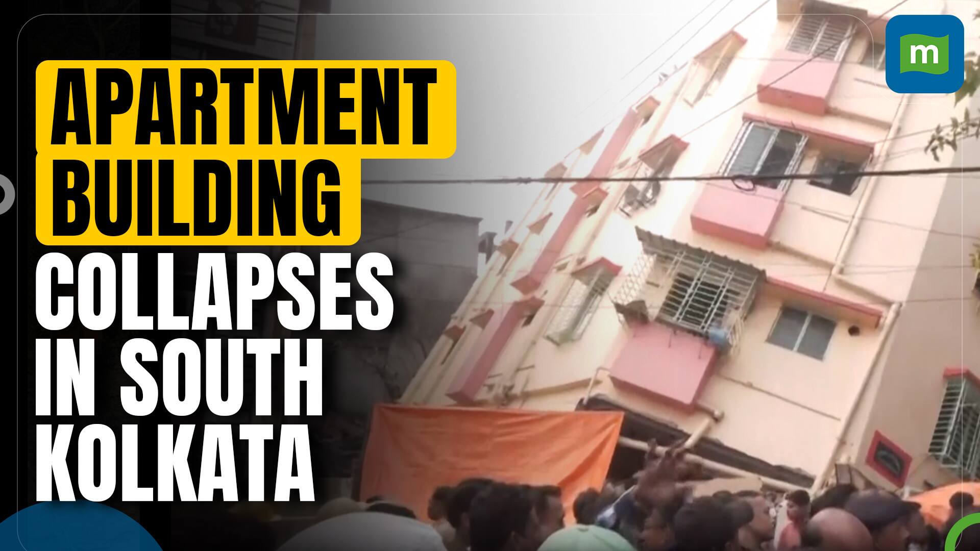 Kolkata: Four-Storey Structure Tilts As Ground Floor Collapses In ...