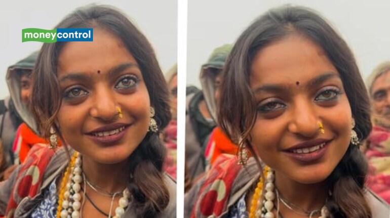 Mahakumbh 2025: The Beautiful Garland Seller with Amber Eyes and Dusky ...