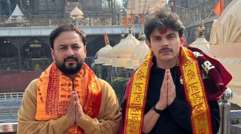 Veer Pahariya seeks blessing at Ujjain's Mahakaleshwar Temple ahead of ...