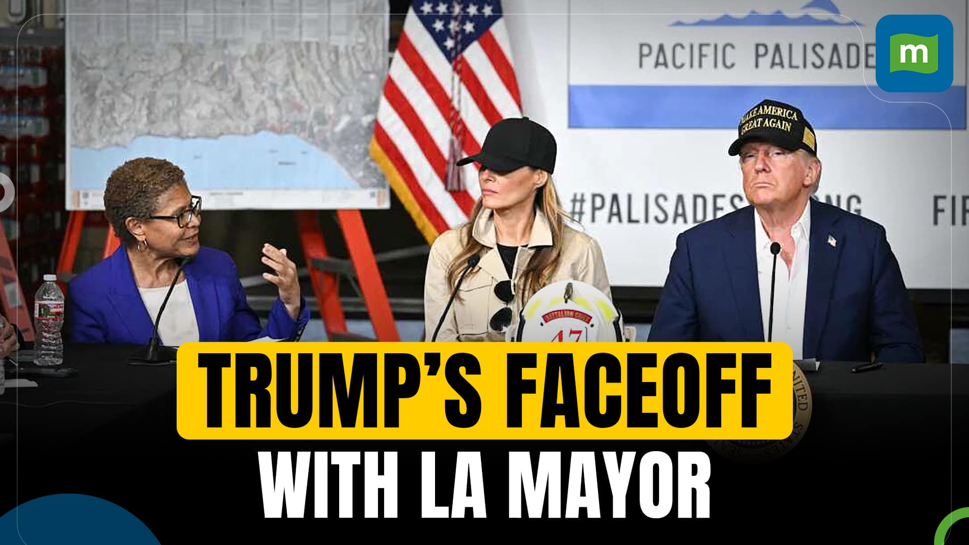 Trump's heated exchange with Los Angeles mayor over wildfire recovery ...