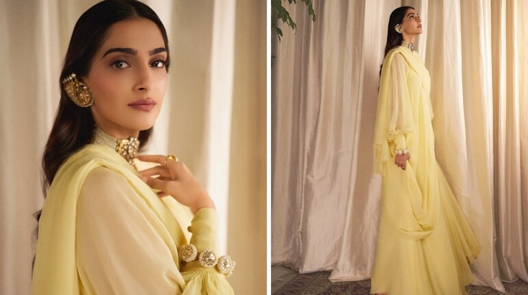 Sonam Kapoor revives vintage glamour in butter yellow chiffon gown at BOF Gala